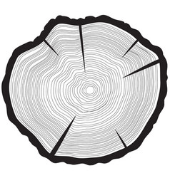 Conceptual background with tree-rings Royalty Free Vector