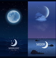 Full Moon Royalty Free Vector Image - VectorStock