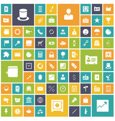 49 flat design icons Royalty Free Vector Image