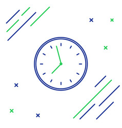 Clock and activity time Royalty Free Vector Image