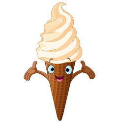 Logo of italian ice cream Royalty Free Vector Image