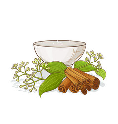 Jasmine tea Royalty Free Vector Image - VectorStock
