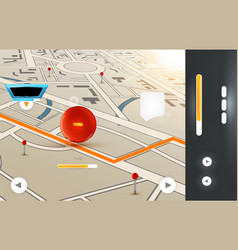Gps background for design Royalty Free Vector Image