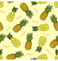 Pineapple pattern Royalty Free Vector Image - VectorStock