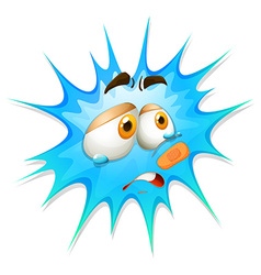 Color splash with faces Royalty Free Vector Image