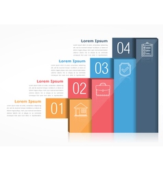 Blue horizontal bar graph icon Royalty Free Vector Image