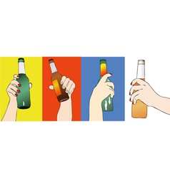 Fantasy beers Royalty Free Vector Image - VectorStock