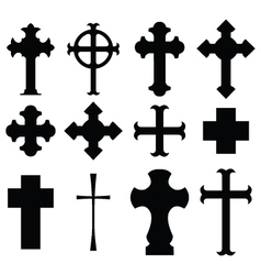 Types cross Royalty Free Vector Image - VectorStock