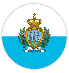 Simple round flag Royalty Free Vector Image - VectorStock