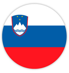 Simple round flag Royalty Free Vector Image - VectorStock