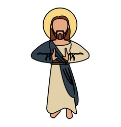 Hand with holy spirit catholic Royalty Free Vector Image