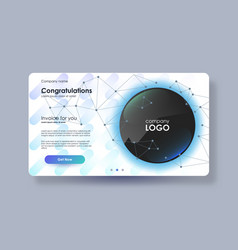 Web template Royalty Free Vector Image - VectorStock