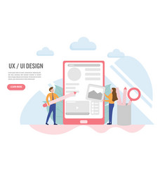 The process of developing interface for digital Vector Image