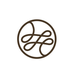 Tailor thread logo design template Royalty Free Vector Image