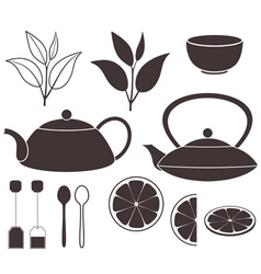 Tea plantations ceylon sri lanka Royalty Free Vector Image