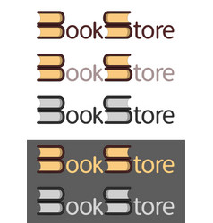 Book store logo Royalty Free Vector Image - VectorStock