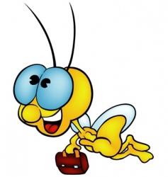 Happy bug Royalty Free Vector Image - VectorStock