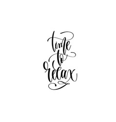Dinner time - hand lettering inscription text Vector Image