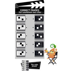 Game connect frames Royalty Free Vector Image - VectorStock