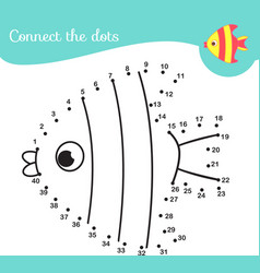 Color by numbers mathematics game coloring page Vector Image