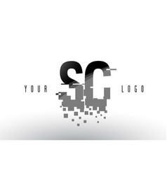 Sc logo letter design Royalty Free Vector Image