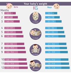 Child development infographics Royalty Free Vector Image