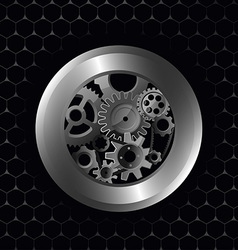 Round Metal Board Royalty Free Vector Image - VectorStock