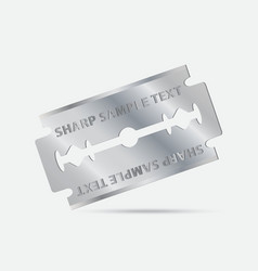 Razor blade Royalty Free Vector Image - VectorStock