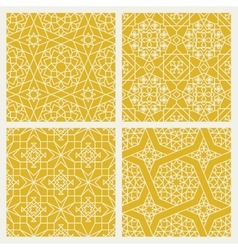 Arabic seamless pattern set - Islamic design Vector Image