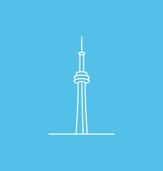 Cn Tower Royalty Free Vector Image - VectorStock
