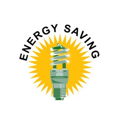 Energy saving design Royalty Free Vector Image