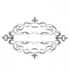 Scrollwork frame Royalty Free Vector Image - VectorStock