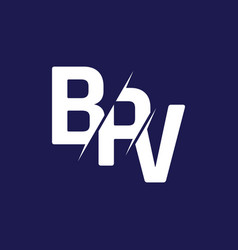 Monogram letters initial logo design bms Vector Image