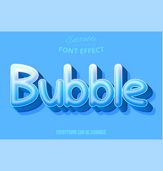 Candy text editable font effect Royalty Free Vector Image