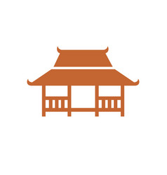 Rumah adat musalaki ntt traditional house Vector Image
