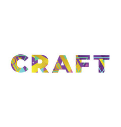 Font design for word art and craft Royalty Free Vector Image