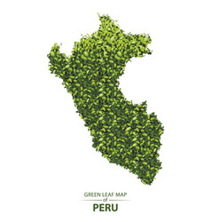 Peru map labelled black Royalty Free Vector Image