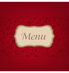 Restaurant Menu Design Card Royalty Free Vector Image