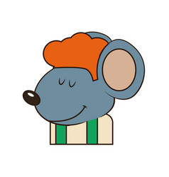 Fat mouse Royalty Free Vector Image - VectorStock