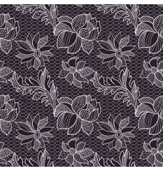 Seamless lace pattern Royalty Free Vector Image