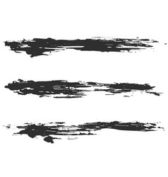 Set grunge brush strokes Royalty Free Vector Image