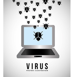Laptop computer security Royalty Free Vector Image