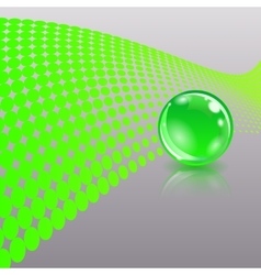 Sphere app icon conceptual hi-tech design Vector Image