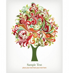 Decorative tree Royalty Free Vector Image - VectorStock