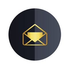 Setting icon black circle background image Vector Image