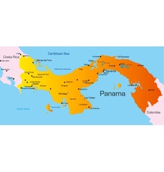 Political map latin america Royalty Free Vector Image