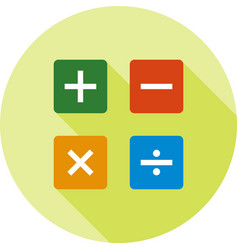 Math symbols ii Royalty Free Vector Image - VectorStock