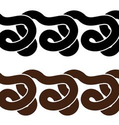 Snake python mascot logo design Royalty Free Vector Image