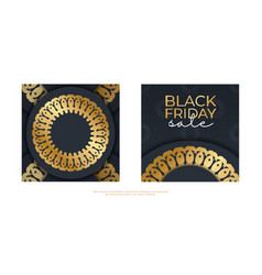 Black friday sale offer neon banner Royalty Free Vector