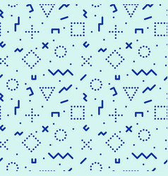 Abstract thermal geometric background seamless Vector Image